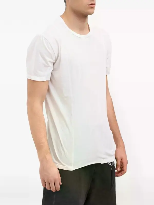 MD75 Exposed-seam Raw-cut Cotton T-shirt