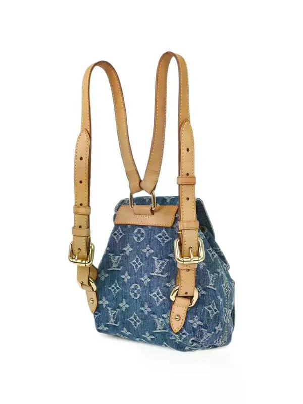 LOUIS VUITTON 2006 Monogram Denim Sac A Dos Pm Backpack