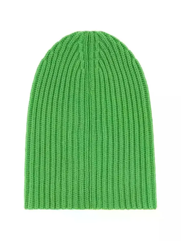 UMIT BENAN Paradiso Ribbed-knit Beanie Hat - Green
