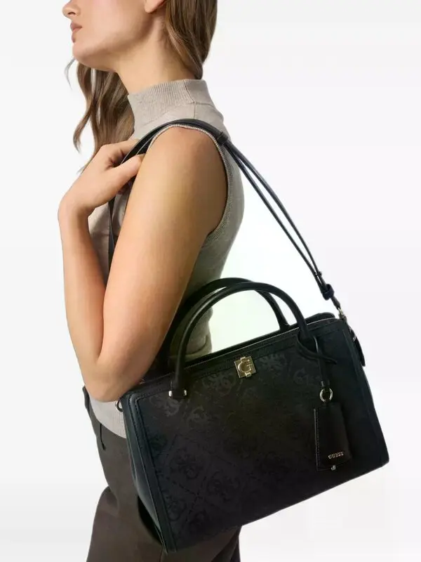 Guess Audrey Monogram-pattern Tote Bag