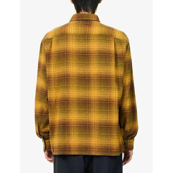 A.PRESSE Vintage Check Flannel Silk Twill Shirt