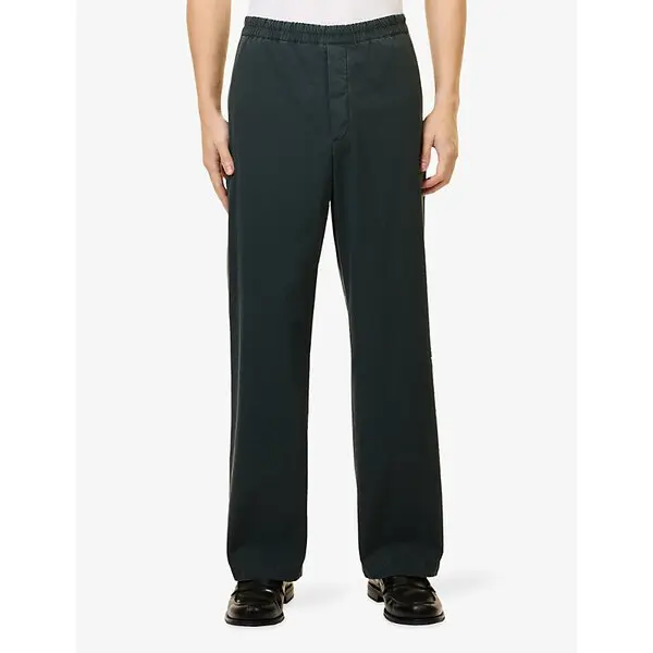 THE ROW Ari Elasticated Cotton Trousers
