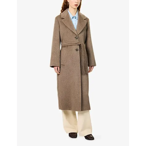 Max Mara Brushed Wool-blend Coat