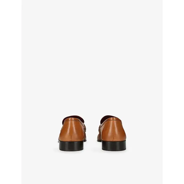 Chloé Letti Brand-plaque Leather Loafers