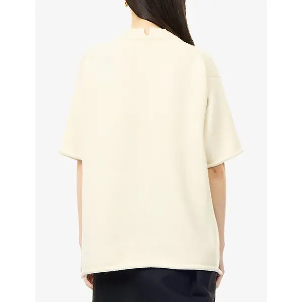 Bottega Veneta Short-sleeve Knitted Wool Jumper