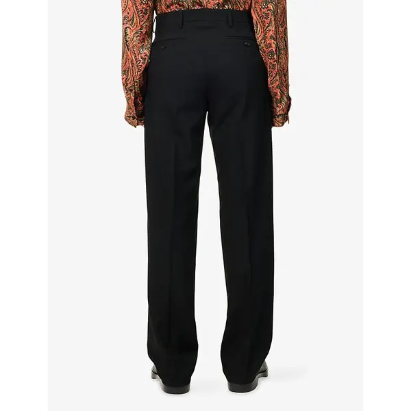 Dries Van Noten Pinnet Tailored Wool-blend Trousers