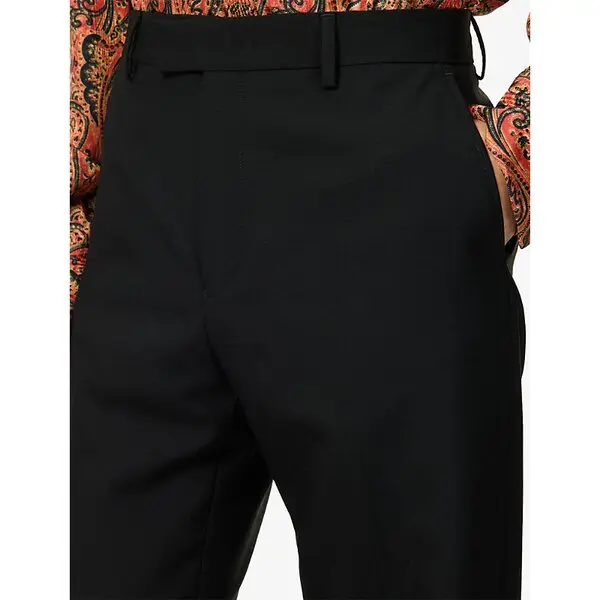 Dries Van Noten Pinnet Tailored Wool-blend Trousers