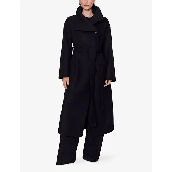 JOSEPH Fiore Double-breasted Wool-blend Coat