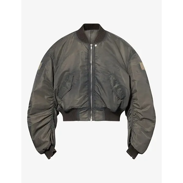 Rick Owens Secchia Flight Nylon Bomber Jacket