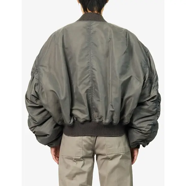 Rick Owens Secchia Flight Nylon Bomber Jacket