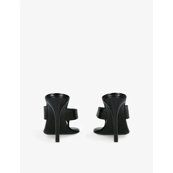 AZZEDINE ALAIA Infra 90 Leather Heeled Sandals