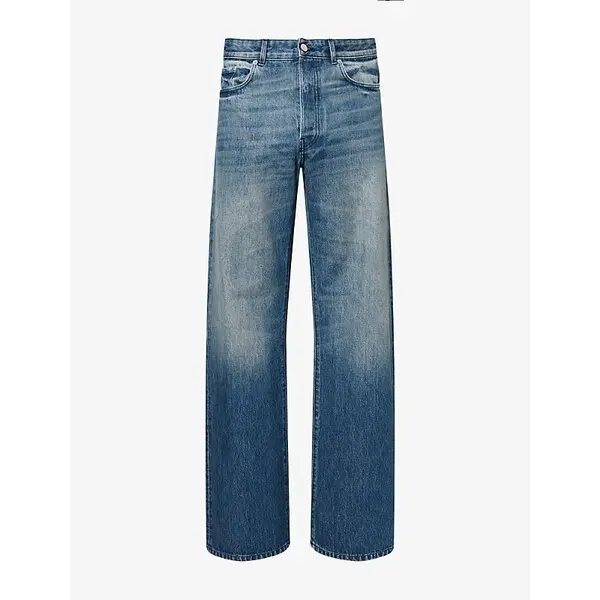 Dries Van Noten Peyter Straight-leg Cotton Denim Jeans