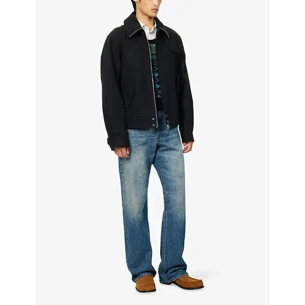 Dries Van Noten Peyter Straight-leg Cotton Denim Jeans