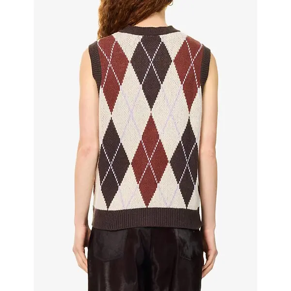 SIEDRES Carina Sleeveless Knitted Cardigan
