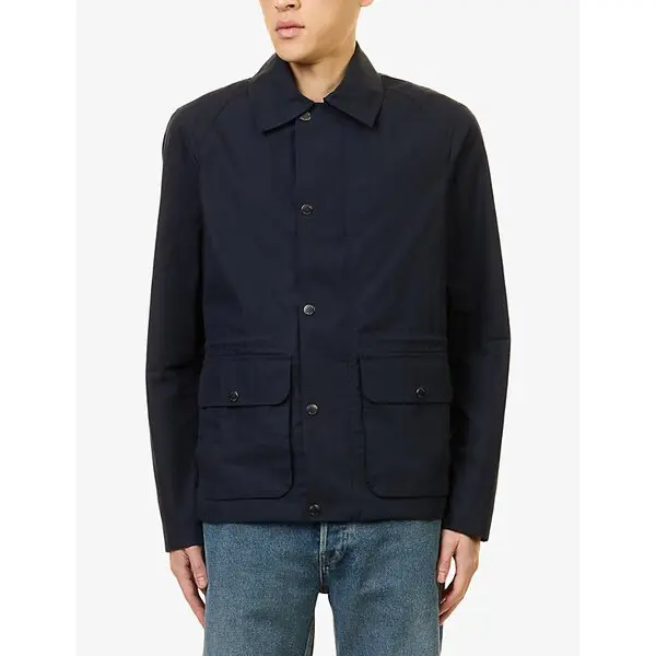 Orlebar Brown Dwight Tailored Cotton Field Jacket Xxl