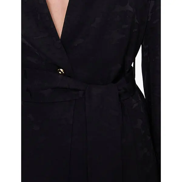 JOSEPH Noemi Leopard-jacquard Woven Jacket