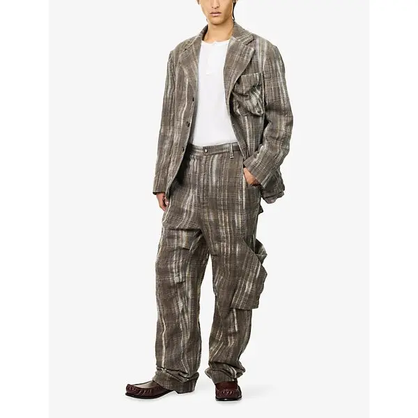 VIVIENNE WESTWOOD Achilles Check Wool Trousers