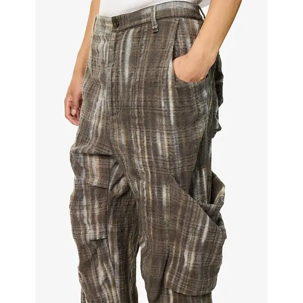 VIVIENNE WESTWOOD Achilles Check Wool Trousers