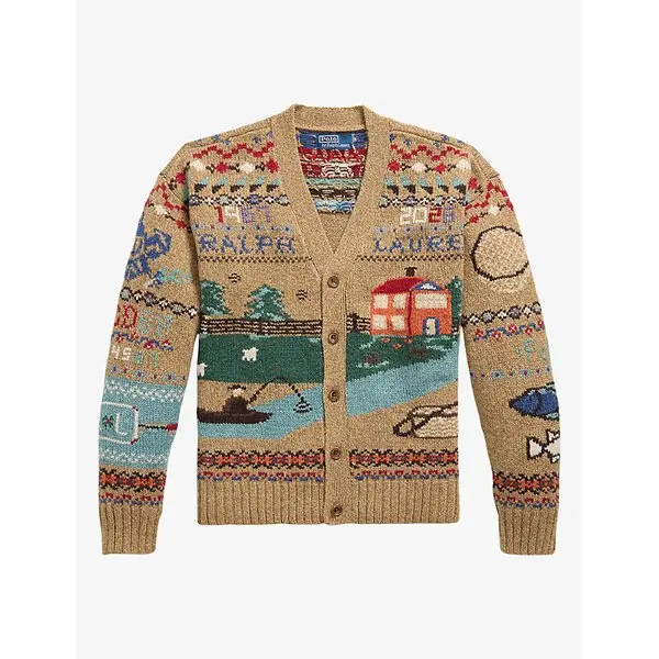 Polo Ralph Lauren X Element Relaxed-fit Scenic Wool Cardigan