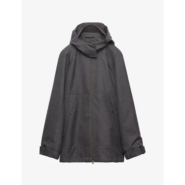 Prada Mélange Hopsack Wool Jacket