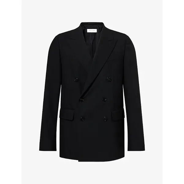 Dries Van Noten Barry Double-breasted Wool Blazer