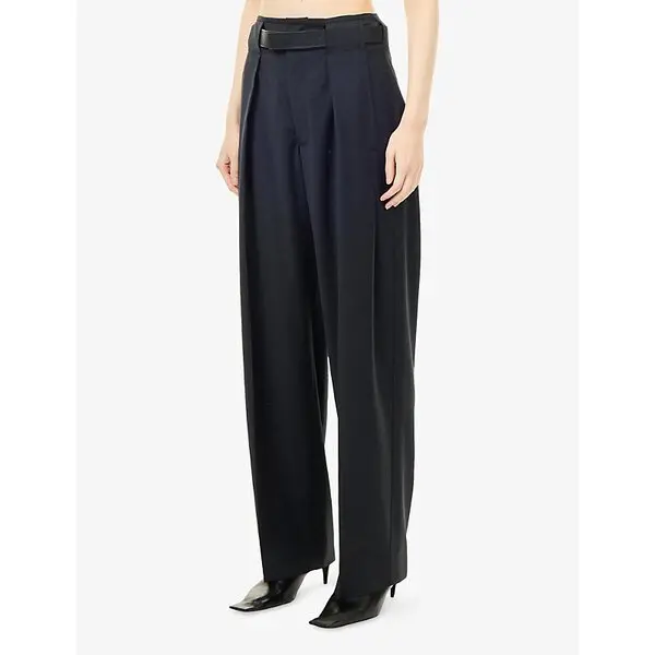 DARKPARK Ronda Belted Wool-blend Trousers