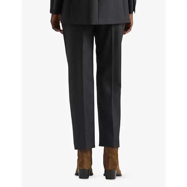 Prada Straight-leg Pin Wool Trousers