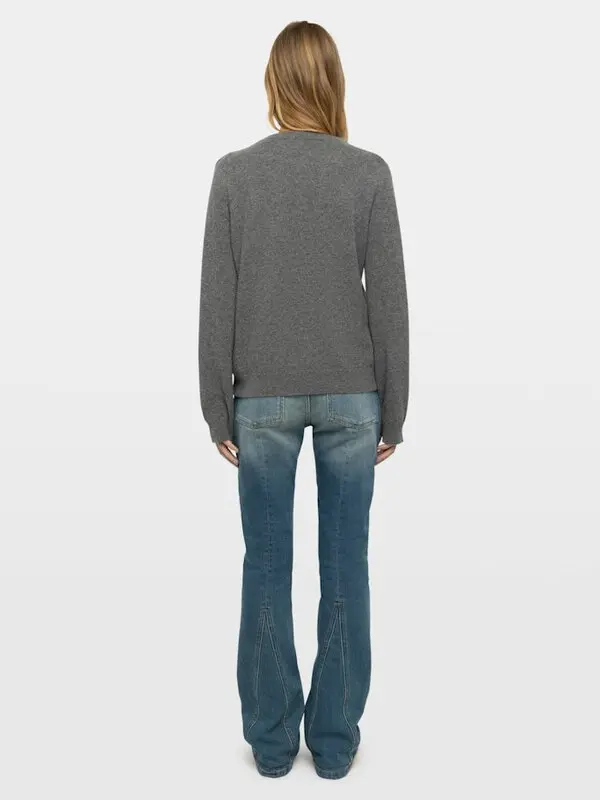 Zadig&Voltaire Cara Sweater 100% Cashmere - Medium Grey