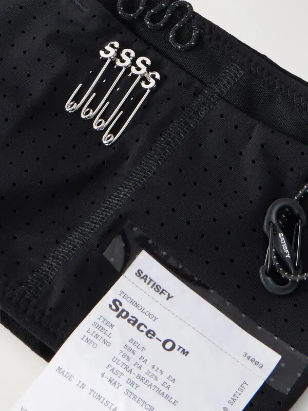 Satisfy Embellished Logo-appliquéd Space‑o™ Belt