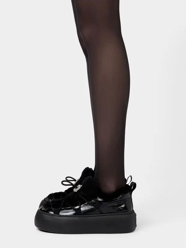 ROGER VIVIER Viv' Up Sneakers In Patent Leather