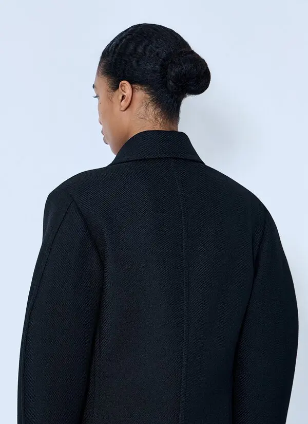 Bottega Veneta Double-breasted Coat With Knot Details