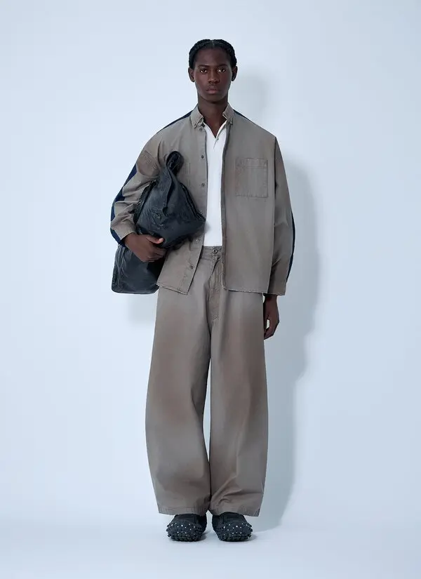 Balenciaga Washed Cotton Track Pants