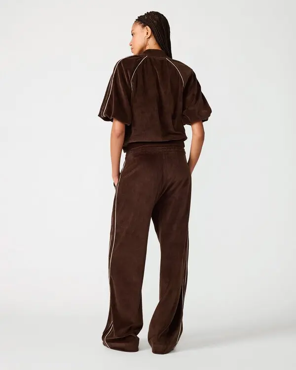 Steve Madden Velour Track Jacket Short Sleeve Jackets & Coats