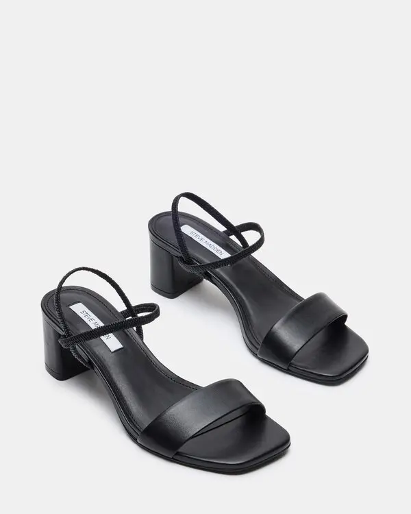 Steve Madden Riella Block Heels - Black
