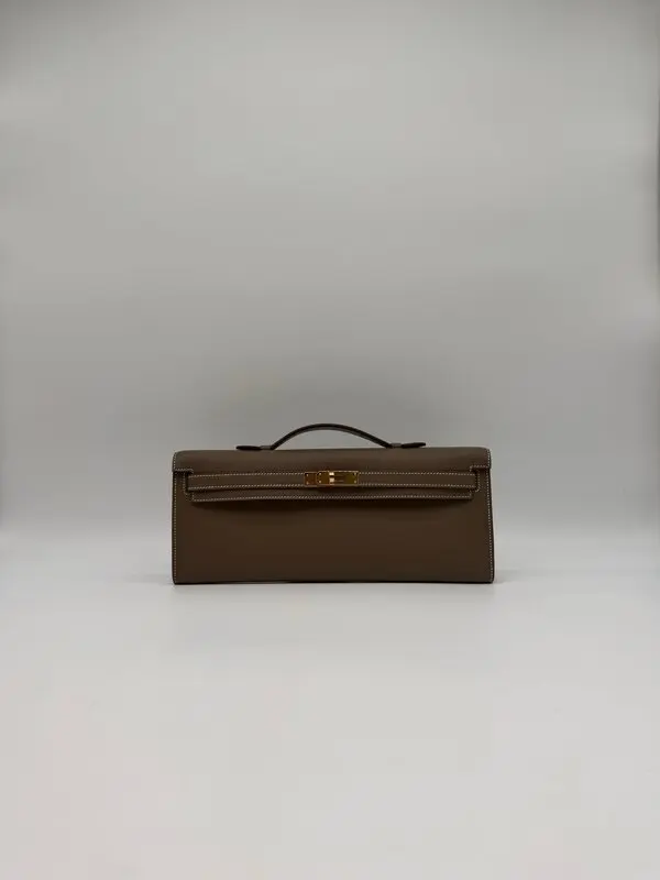 Hermès Kelly Etoupe Swift Gold Hardware