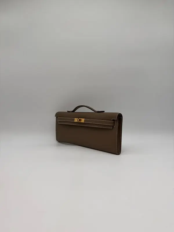 Hermès Kelly Etoupe Swift Gold Hardware