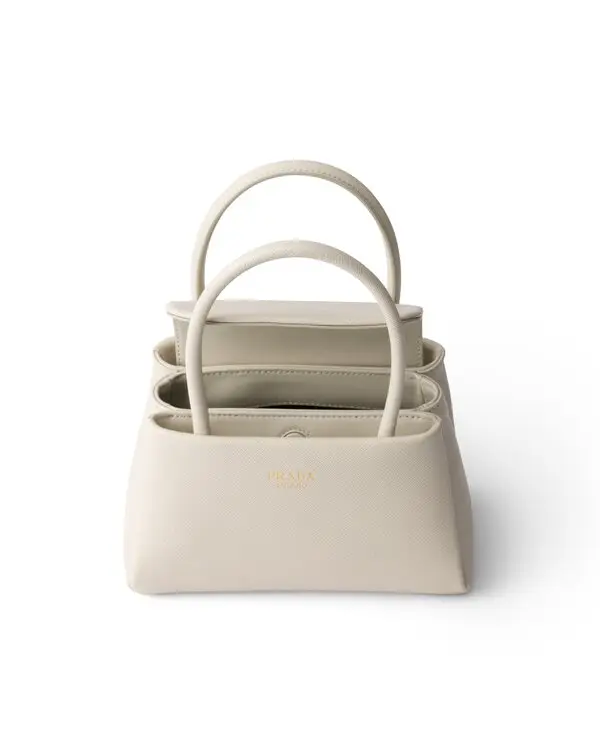 Prada Passage Saffiano Leather Mini Handbag