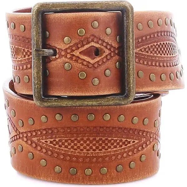 ROAN Flintrow Studded Belt - Tan