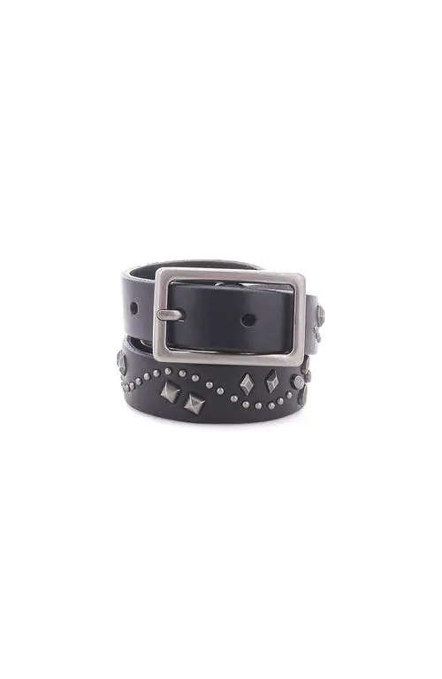 ROAN Tackson Studded Belt - Black