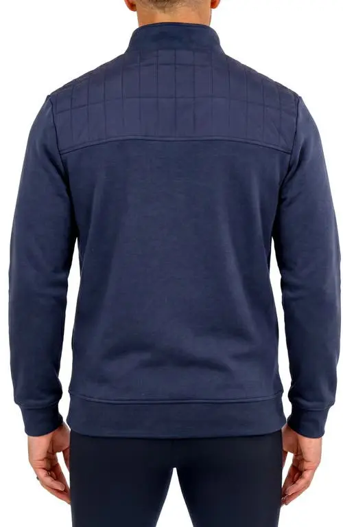 MACEOO Mercerized Cotton Quarter Zip Pullover