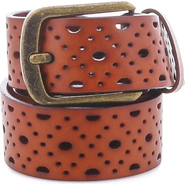ROAN Spurline Cutout Belt - Tan