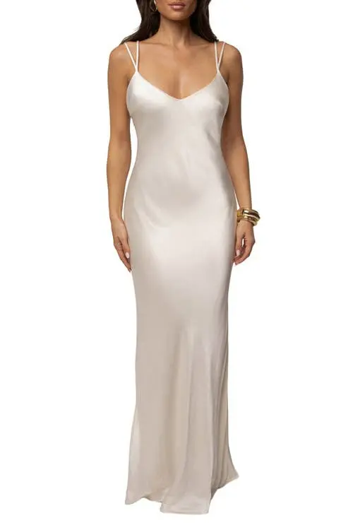 JLUXLABEL Promise Satin Maxi Dress