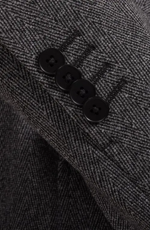 Bugatchi Three Button Blazer With Bib