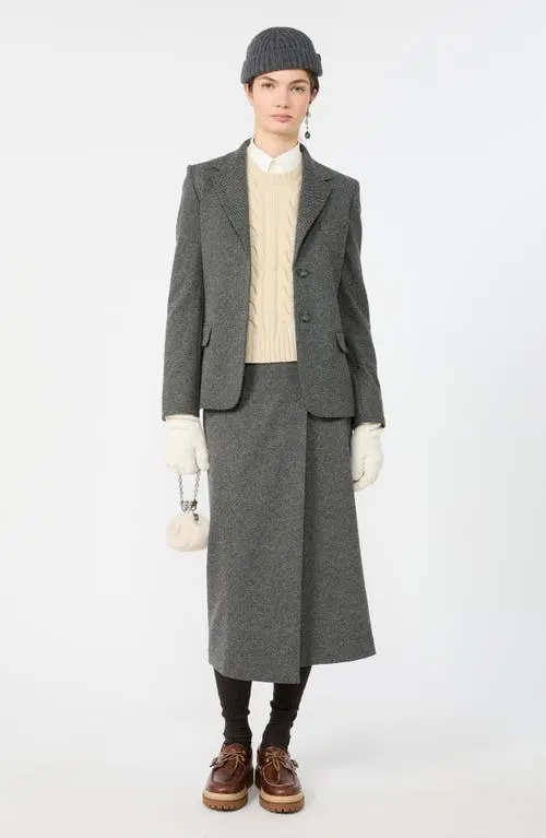 Max Mara Cable Knit Wool Sweater Vest