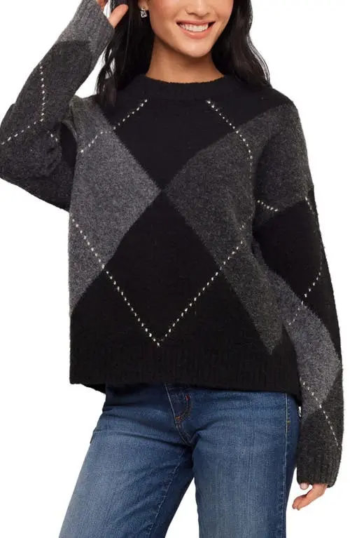 Karen Kane Argyle Sweater