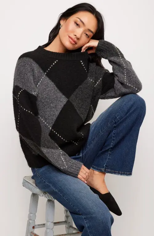 Karen Kane Argyle Sweater