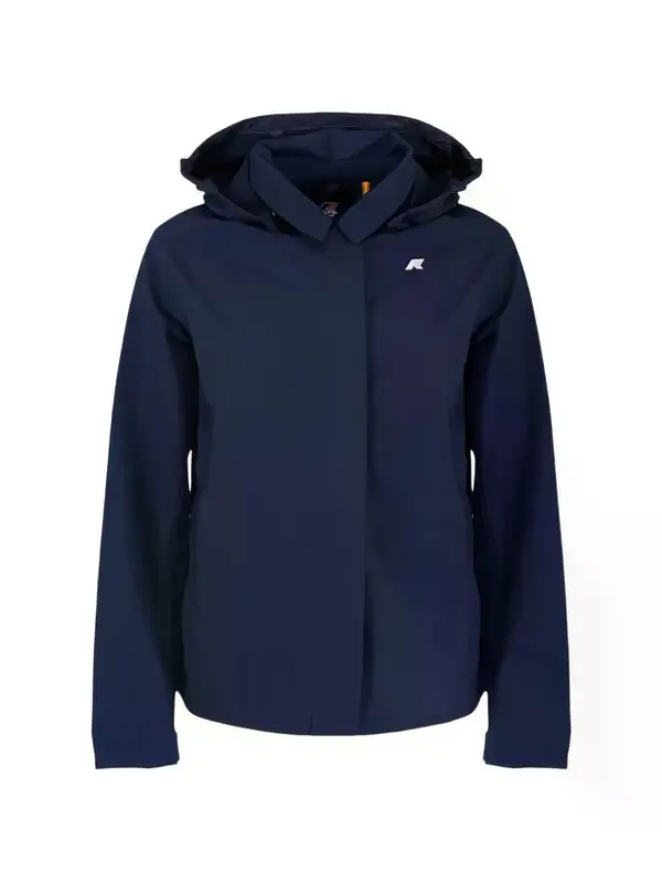 K-WAY Bleizou Hooded Logo-print Jacket