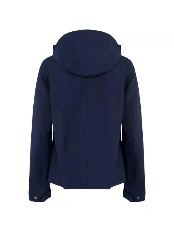 K-WAY Bleizou Hooded Logo-print Jacket