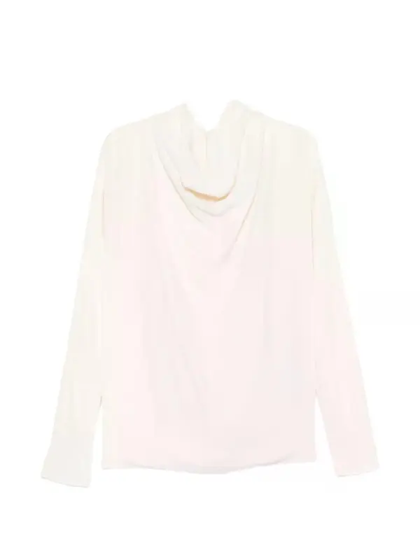 TOTEME Cowl-neck Draped Top