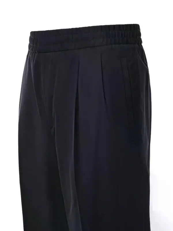 Zegna Pleated Elasticated-waistband Trousers